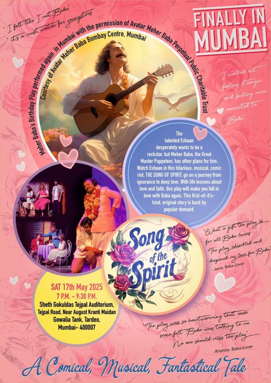SONG OF THE SPIRIT – FINALLY IN MUMBAI | Avatar Meher Baba Bombay Centre
